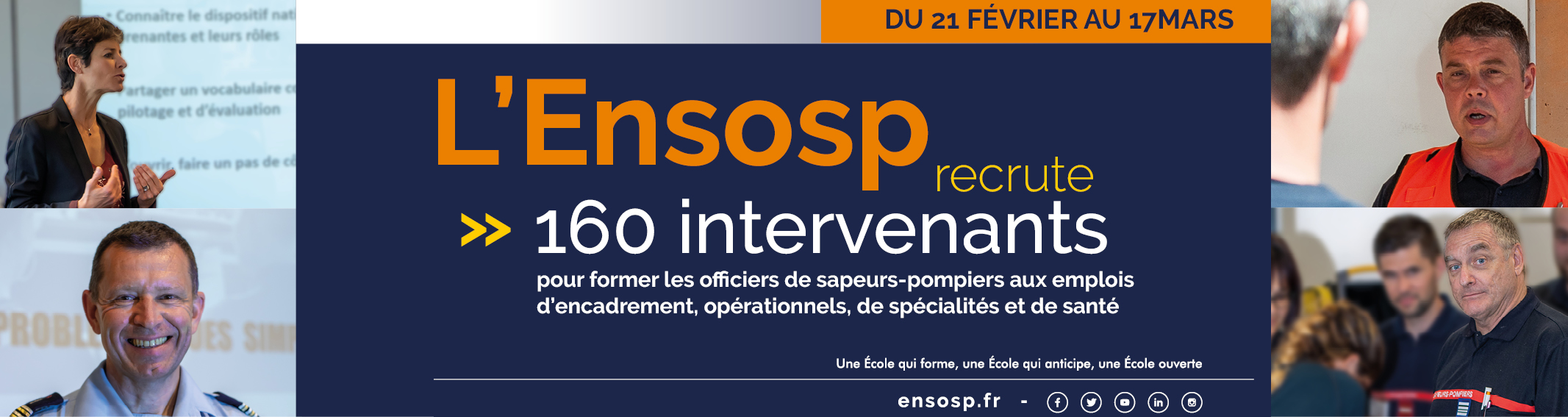 Recrutement d'intervenants 2023 ! | ensosp